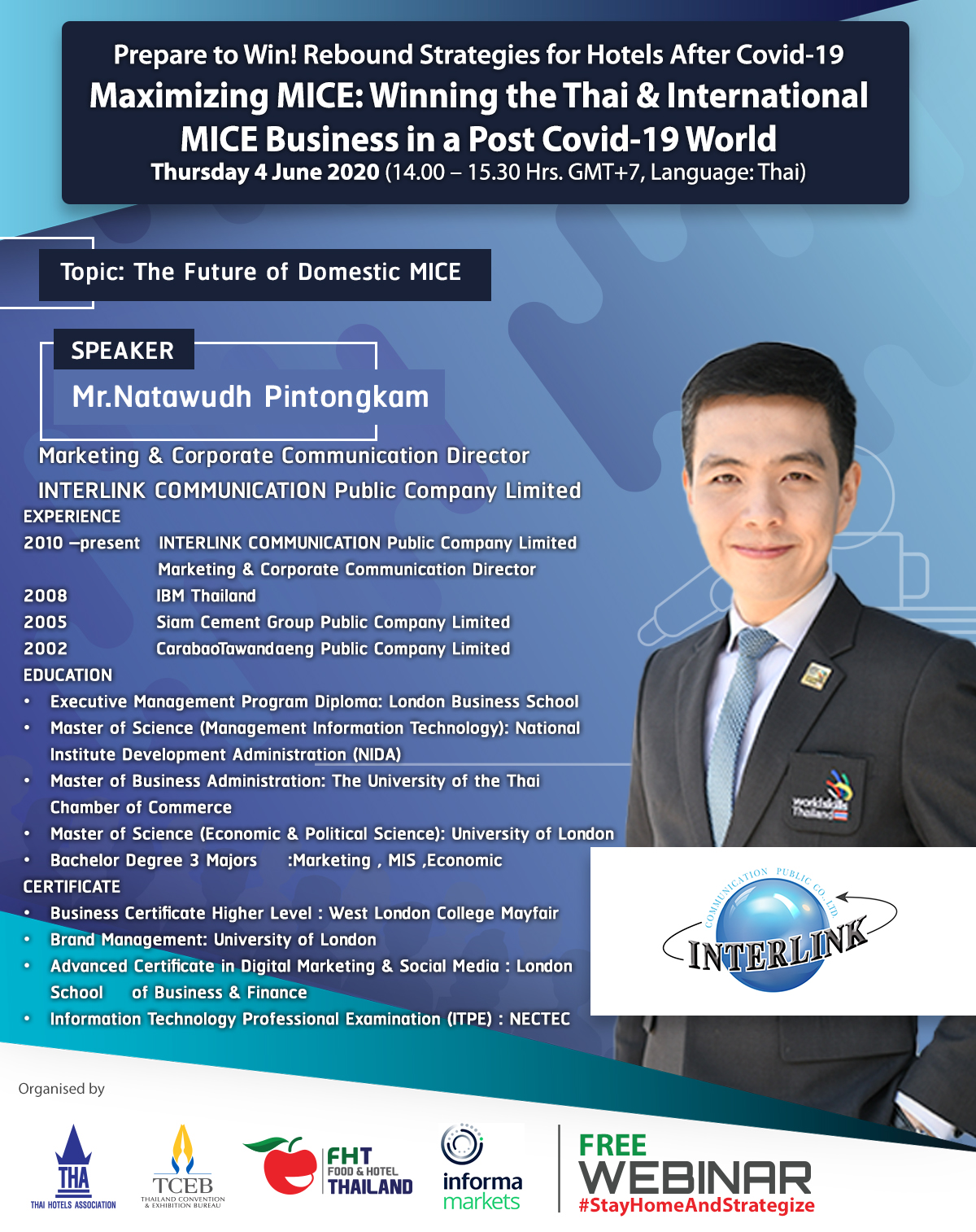 FOOD AND HOTEL THAILAND 2020 WEBINAR E-NEWSLETTER